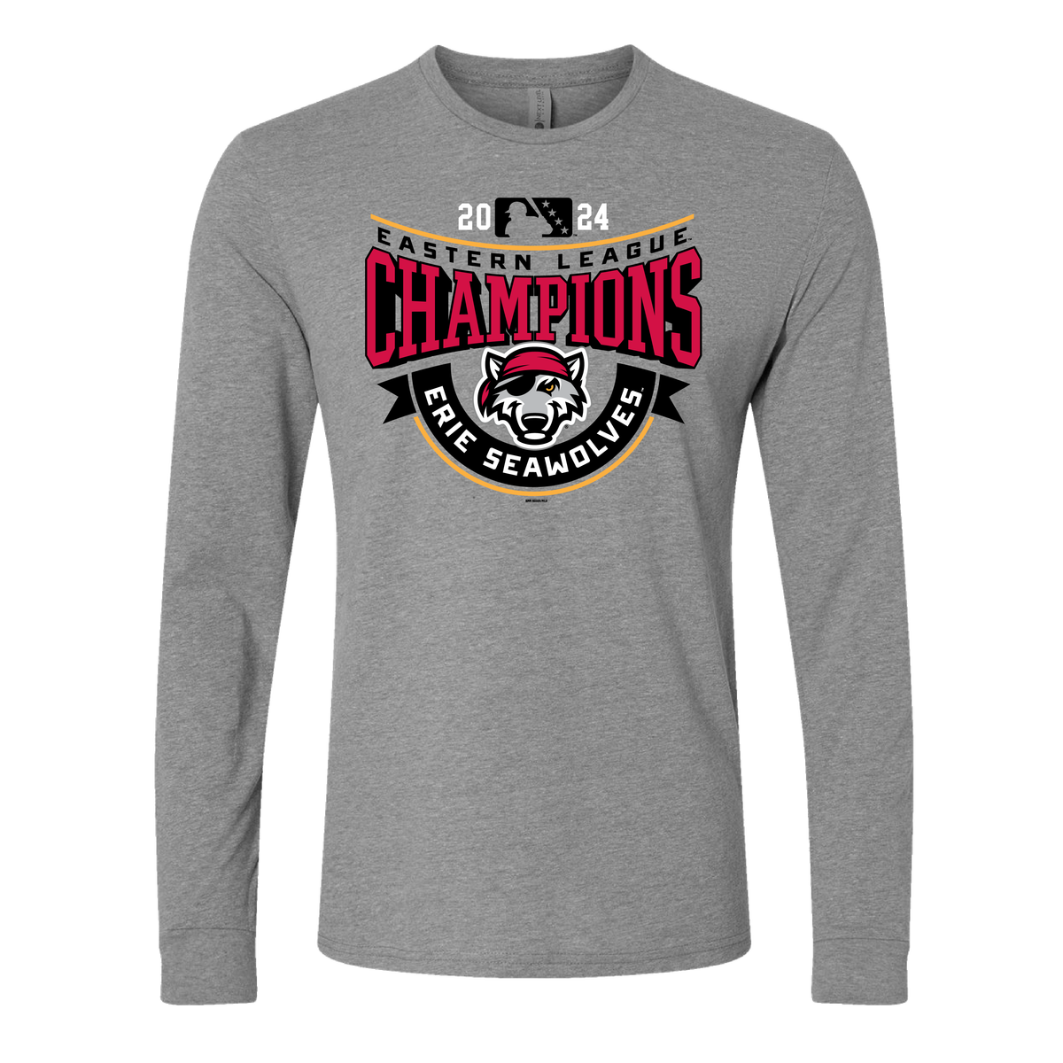 Erie SeaWolves BR 2024 Eastern League Champs Banner L/S Tee – Erie ...